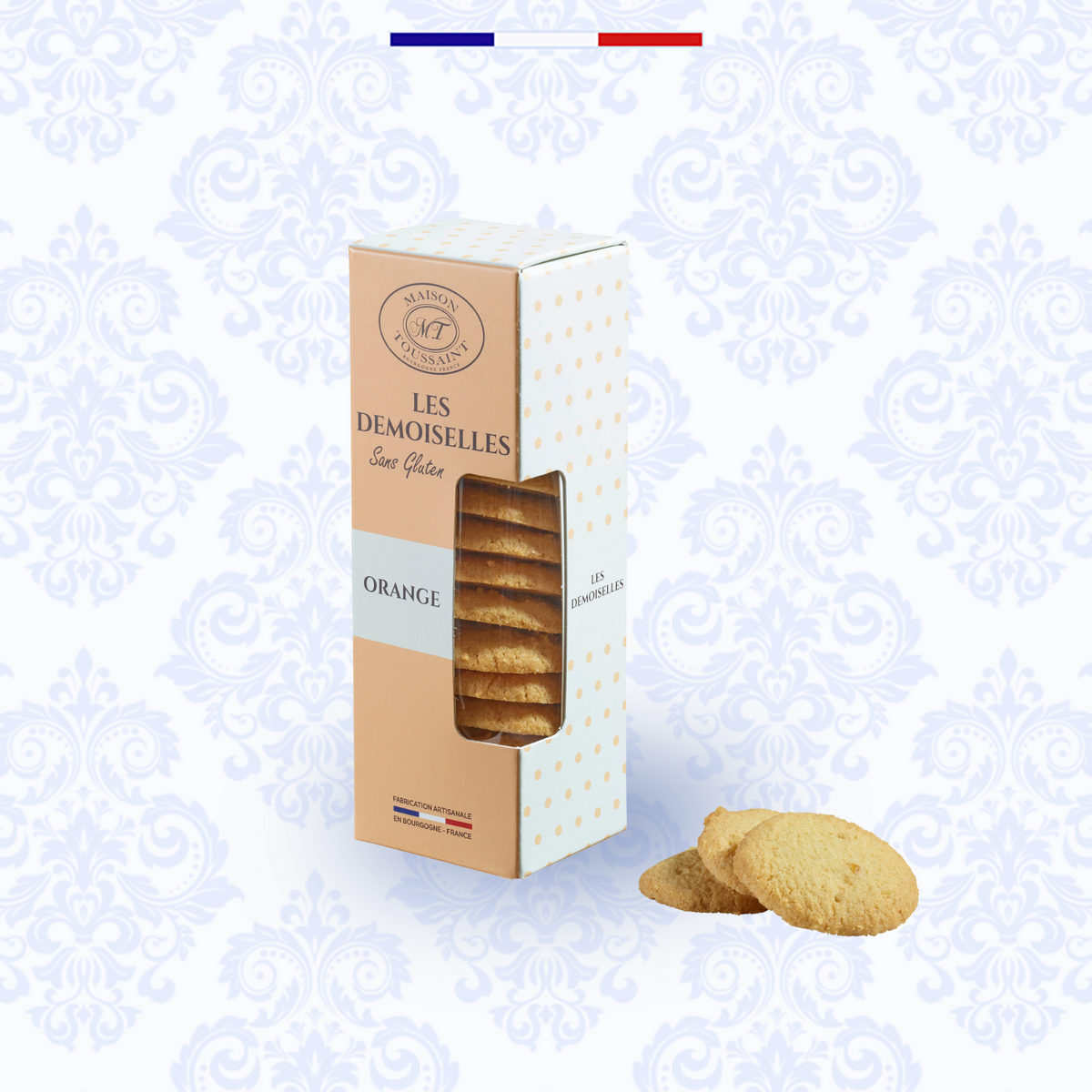 Maison Toussaint - Les Demoiselles - shortbread with candied oranges